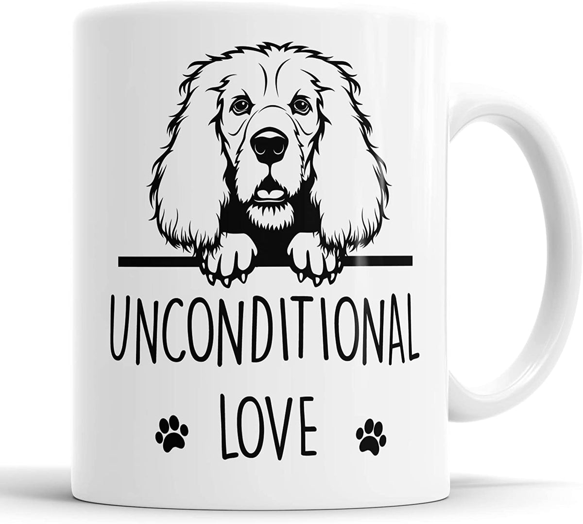 Cocker Spaniel Unconditional Love Mug– Faithful Prints UK