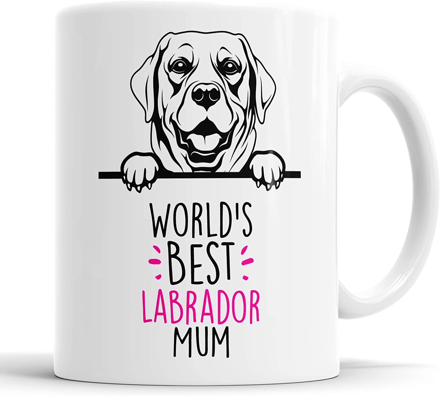Labrador World's Best Mum Mug– Faithful Prints UK